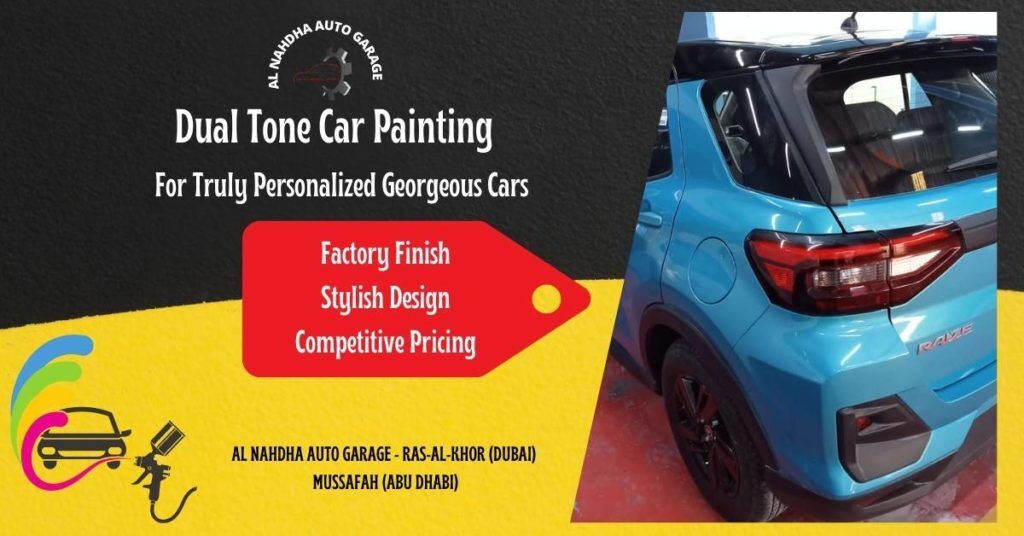 Dual-Tone Car Painting Dubai lTrending Two-Tone Car Paint Cost