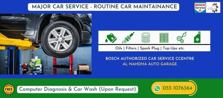 Car Major Service |Maintenence Service Dubai|Bosch Car Service|Call Us