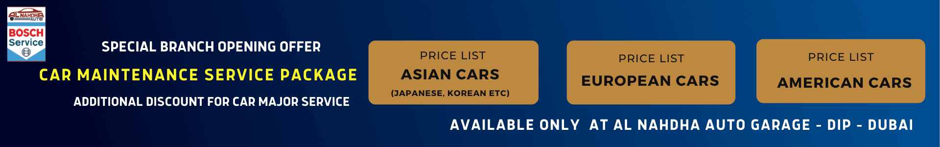 Car Major Service |Maintenence Service Dubai|Bosch Car Service|Call Us