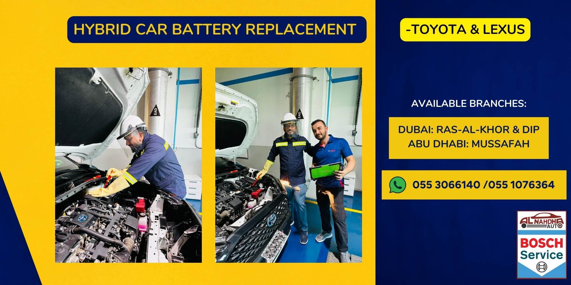 Hybrid Car Battery Replacement Dubai| Lexus-Toyota Hybrid Cars
