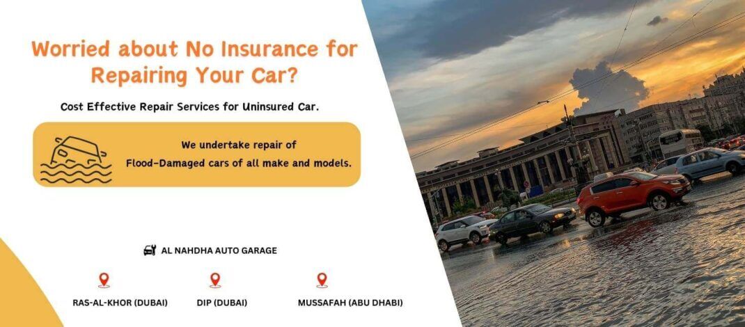 Flooded Car Repair Dubai|Affordable Car Flood Damage Check Up